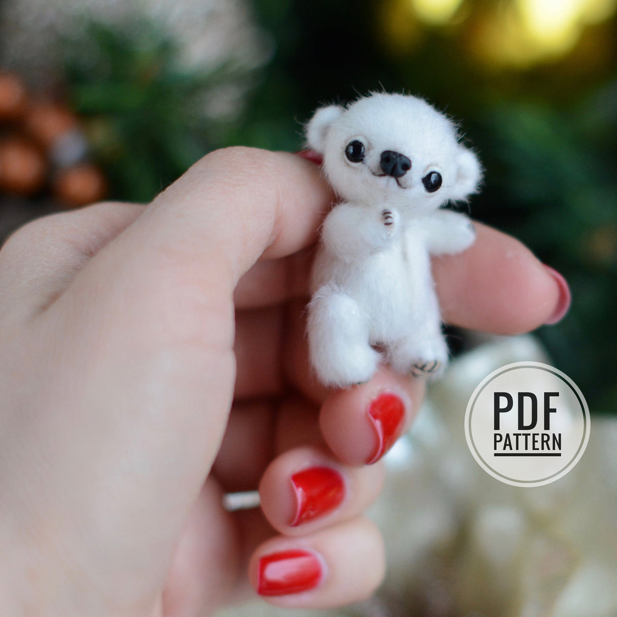 Micro bear "You sweetie" - PDF sewing pattern – TSminibears